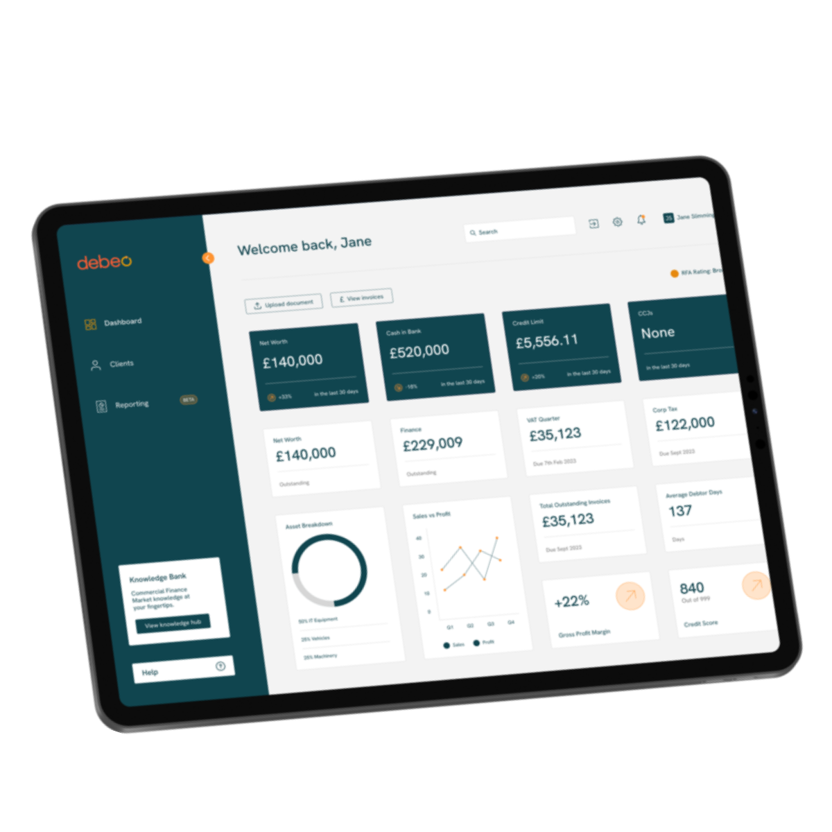 Debeo - Turn Commercial Finance Chaos Into Clarity